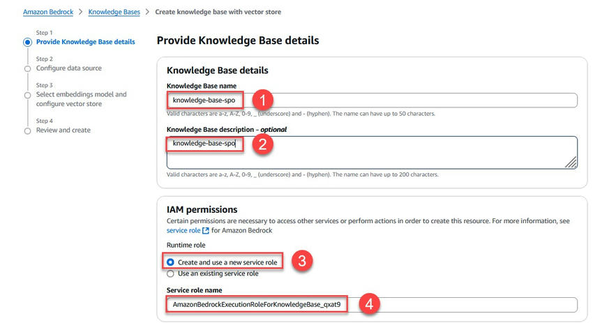 Create an Amazon Bedrock Knowledge Base with SharePoint Online